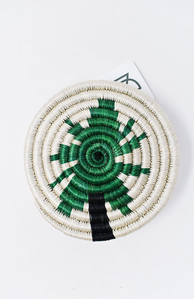 Woven Raffia Coasters (4) – BraveWorks